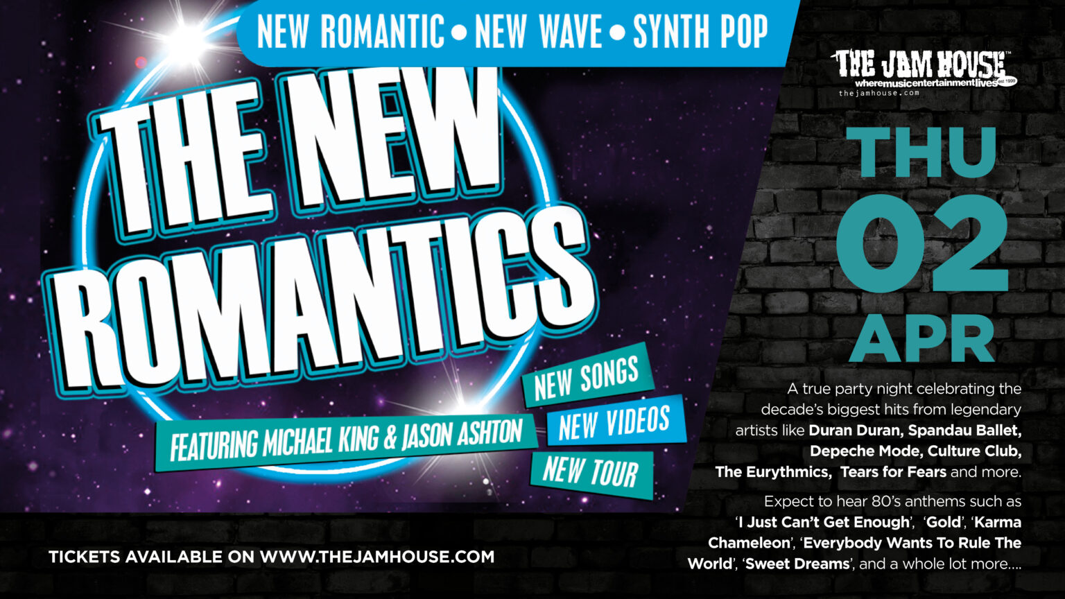 The New Romantics 80s Experience - The Jam House